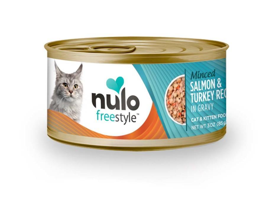 Nulo Freestyle Cat & Kitten Can Shredded Chicken & Duck in Gravy 3oz ...